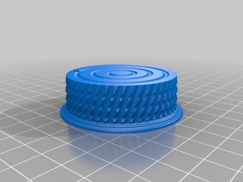 Rear Lens Cap For Nikon F-mount, Fully Printable. 3D Printer Model ...