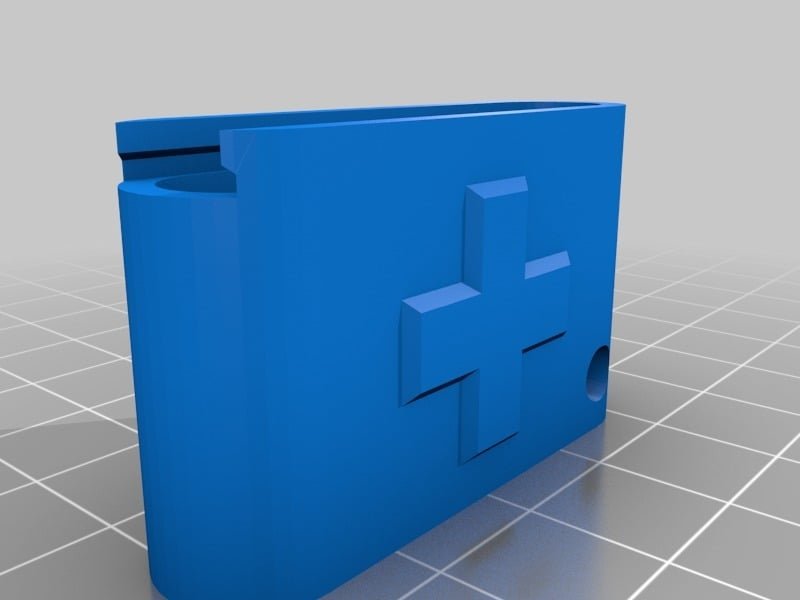 Keychain Pill Box 3D Printer Model Download Free STL File - 3axis.co