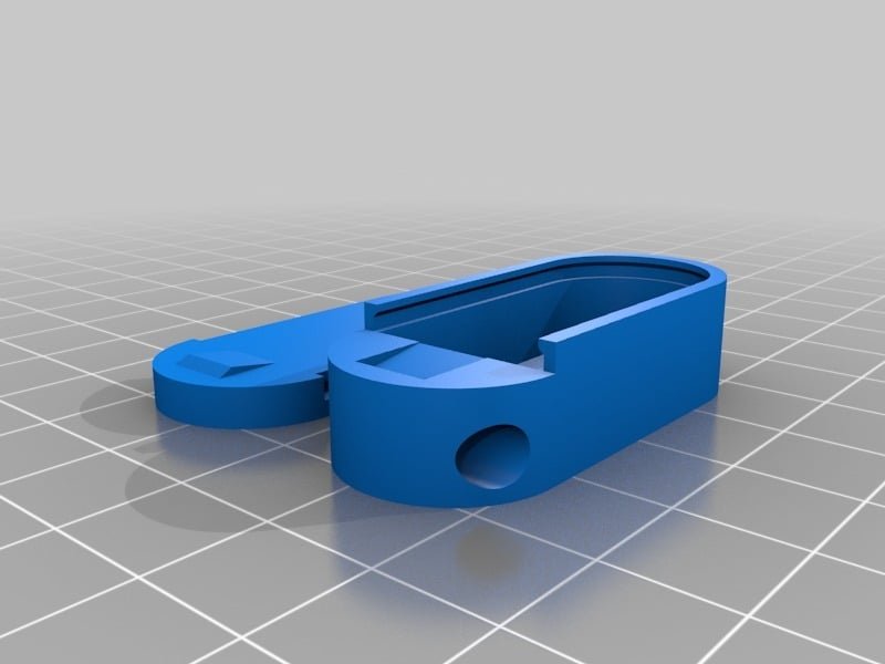 Keychain Pill Box 3D Printer Model Download Free STL File - 3axis.co