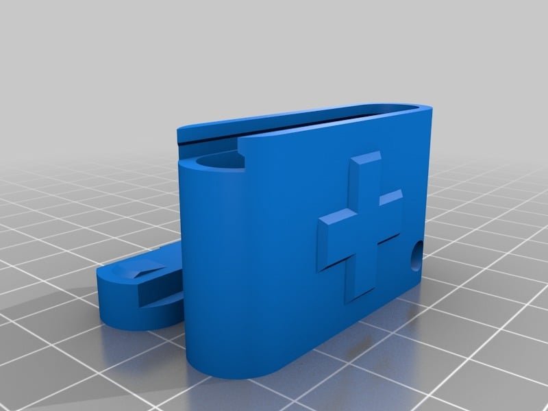 Keychain Pill Box 3D Printer Model Download Free STL File - 3axis.co