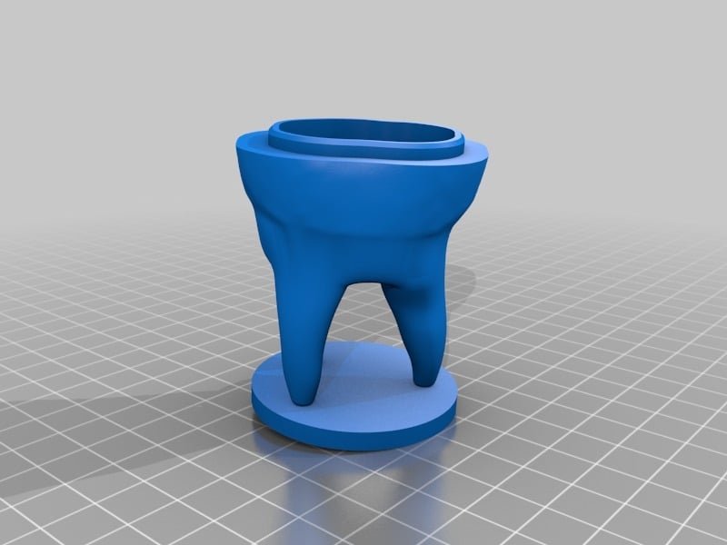 Baby Tooth Box 3D Printer Model Download Free STL File - 3axis.co