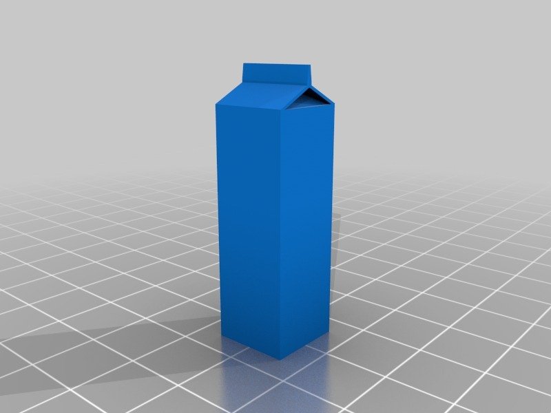 Milk Packages And Glas For Barbie 3D Printer Model Download Free STL ...