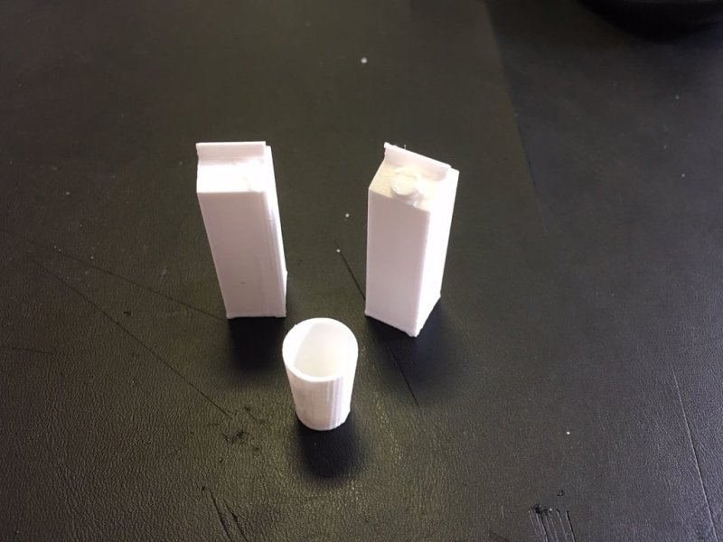Milk Packages And Glas For Barbie 3D Printer Model Download Free STL ...