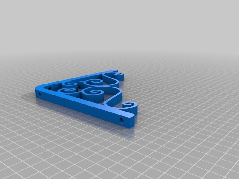 Shelf Bracket 3D Printer Model Download Free STL File - 3axis.co