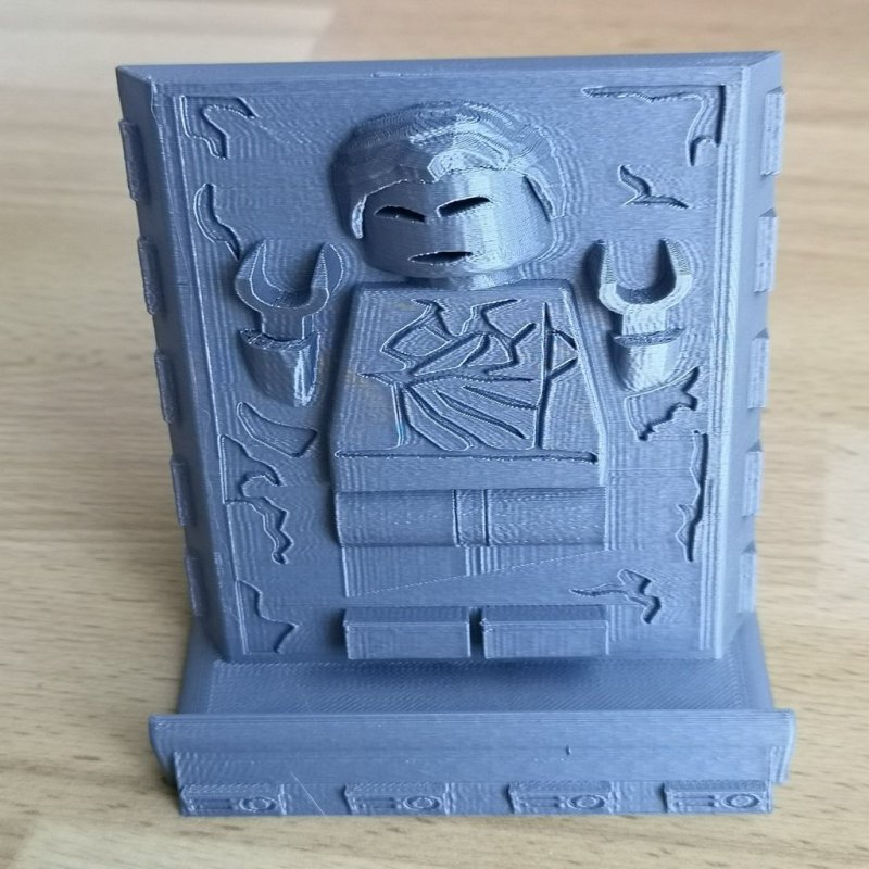 Lego Mini Figure Han Solo Phone Stand 3D Printer Model Download Free ...