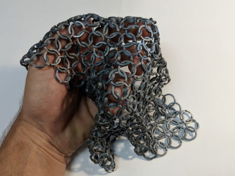 Medieval Style Chainmail Fabric 3D Printer Model Download Free STL File ...