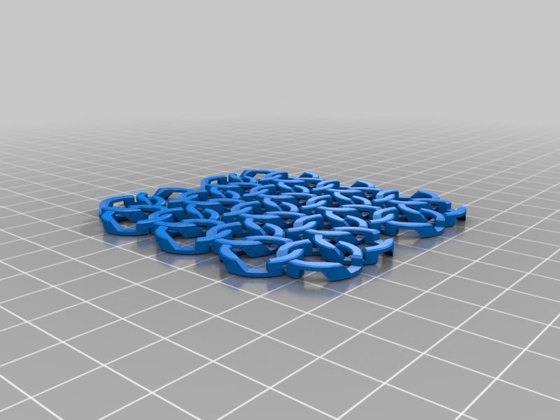 Medieval Style Chainmail Fabric 3D Printer Model Download Free STL File ...