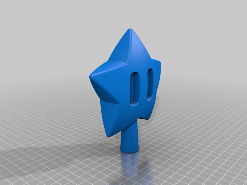 Mario Star Decorations 3D Printer Model Download Free STL File - 3axis.co