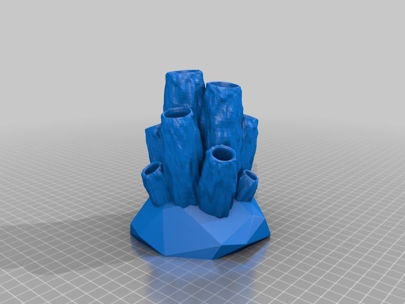 Plastic Reef #3: Tube Sponge Generator 3D Printer Model Download Free ...