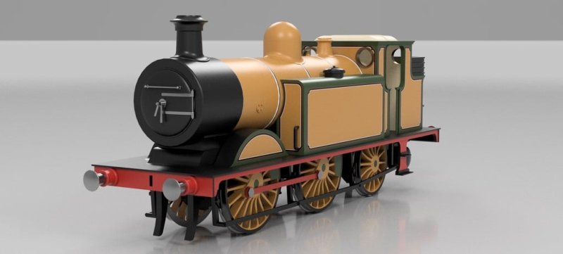 HO/OO Scale 1:76 LB&SCR D1x Steam Locomotive 3D Printer Model Download ...