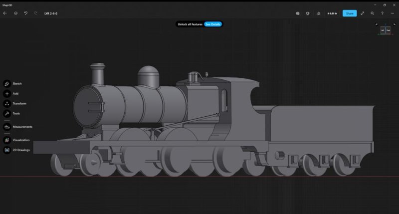 N Gauge LYR 2-6-0 (RWS James)[S0] 3D Printer Model Download Free STL ...