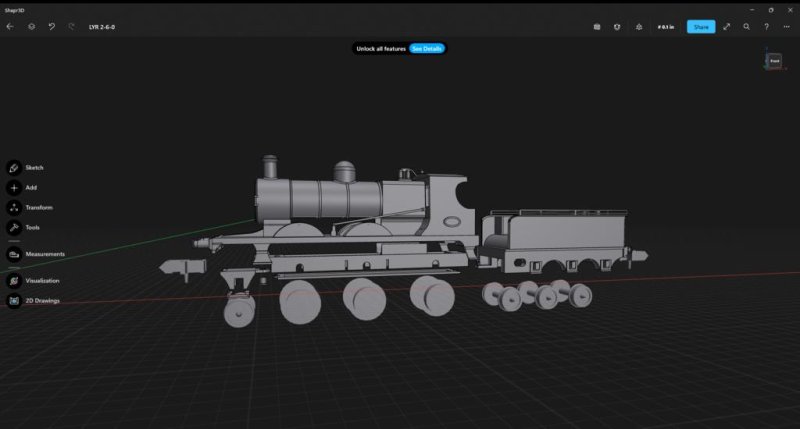 N Gauge LYR 2-6-0 (RWS James)[S0] 3D Printer Model Download Free STL ...