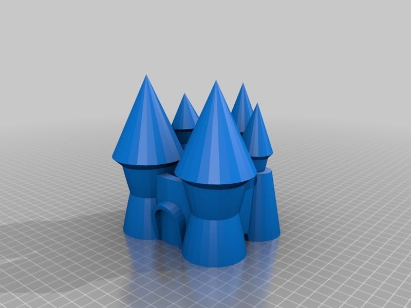 Plant Castle 3D Printer Model Download Free STL File - 3axis.co