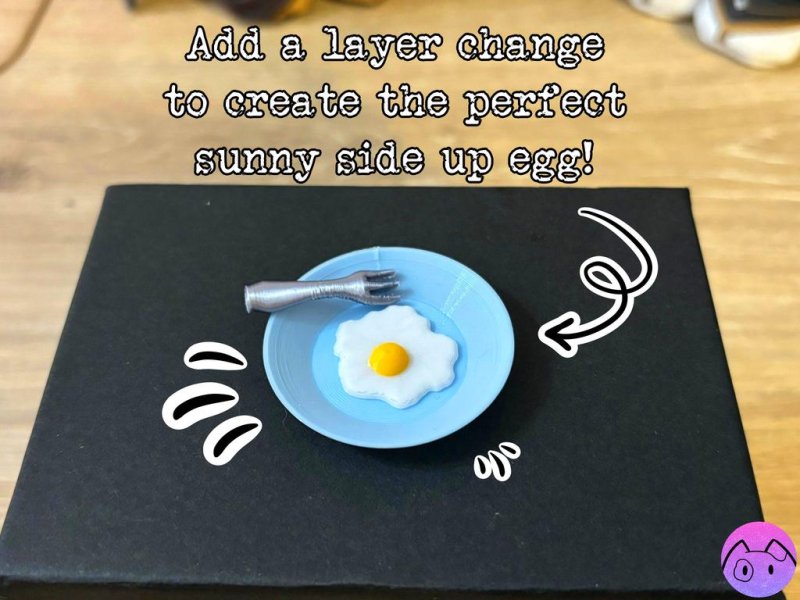 Miniature Weekday Breakfast Set 3D Printer Model Download Free STL File ...