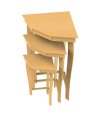 Laser Cut Nesting Tables Set Of 3 DXF File Free Download - 3axis.co