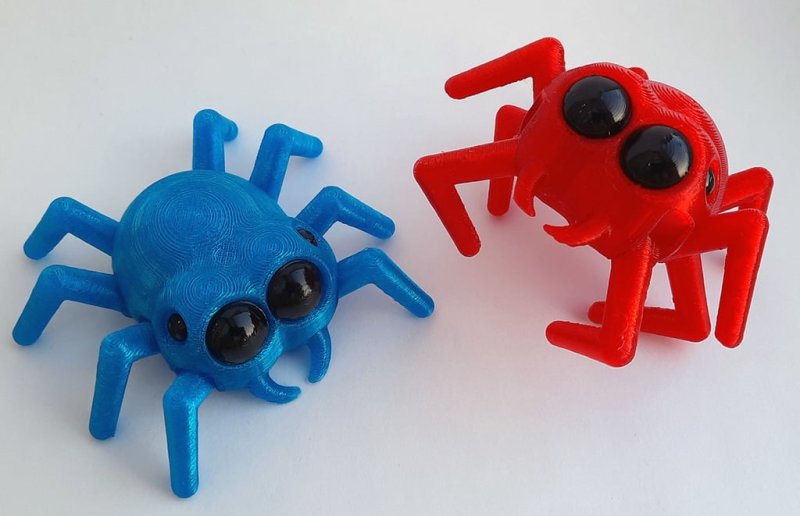 Gizo The Spider (Keychain For Backpack) 3D Printer Model Download Free ...
