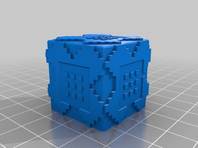 Minecraft 3D Blocks 3D Printer Model Download Free STL File - 3axis.co