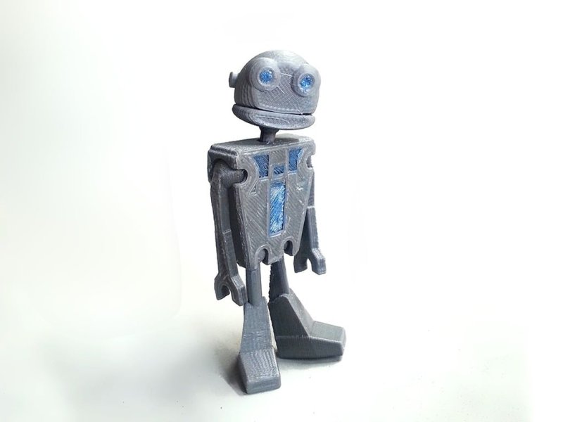 Jointed Robot 3D Printer Model Download Free STL File - 3axis.co