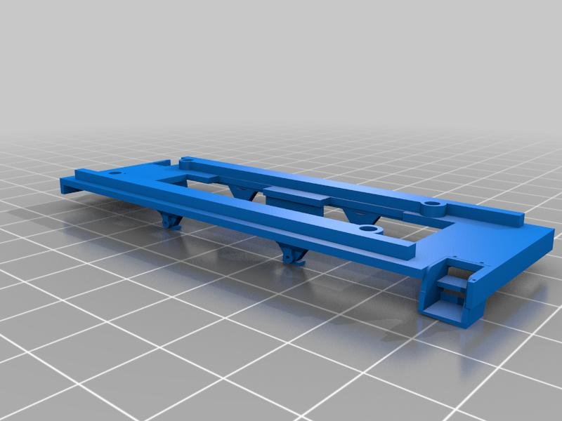 Co. Donegall Railway Railcar 3 H0m Adaptation For TT Scale Rails 3D ...