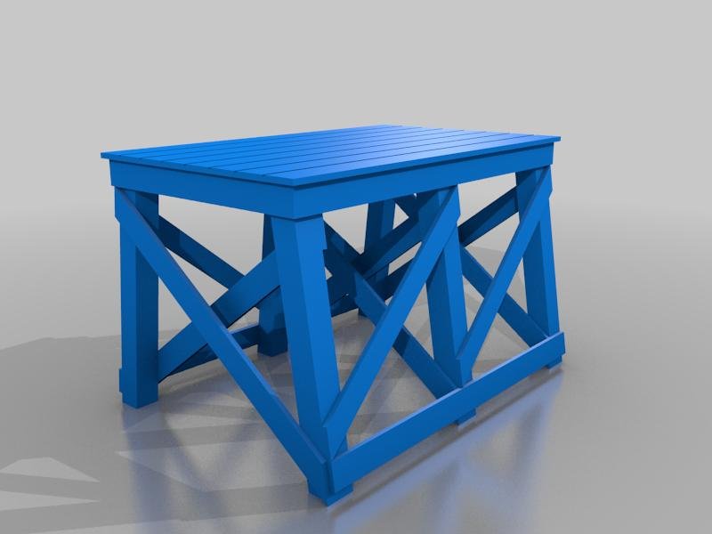 Steps And Trestles 3D Printer Model Download Free STL File - 3axis.co