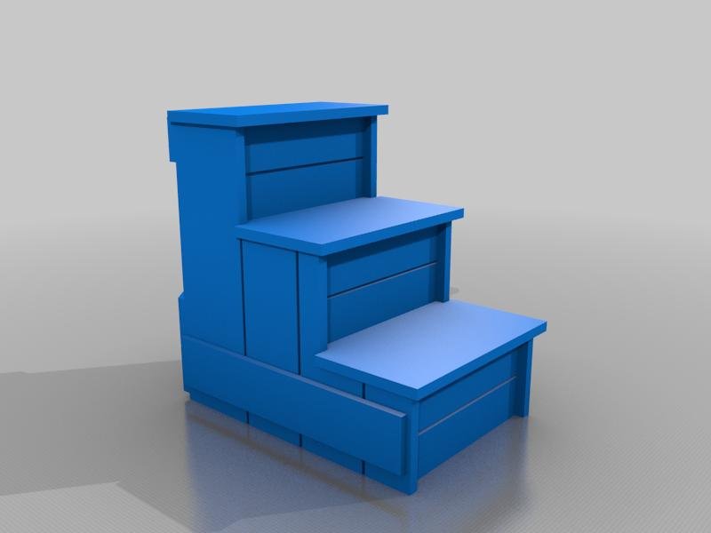 Steps And Trestles 3D Printer Model Download Free STL File - 3axis.co