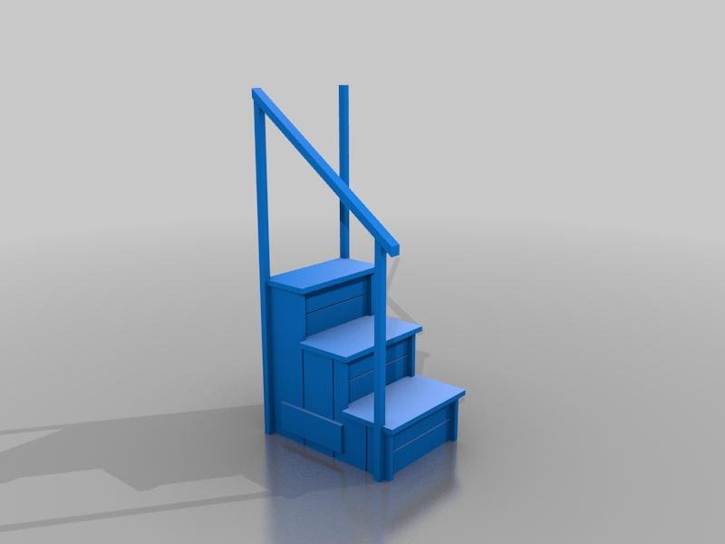 Steps And Trestles 3D Printer Model Download Free STL File - 3axis.co