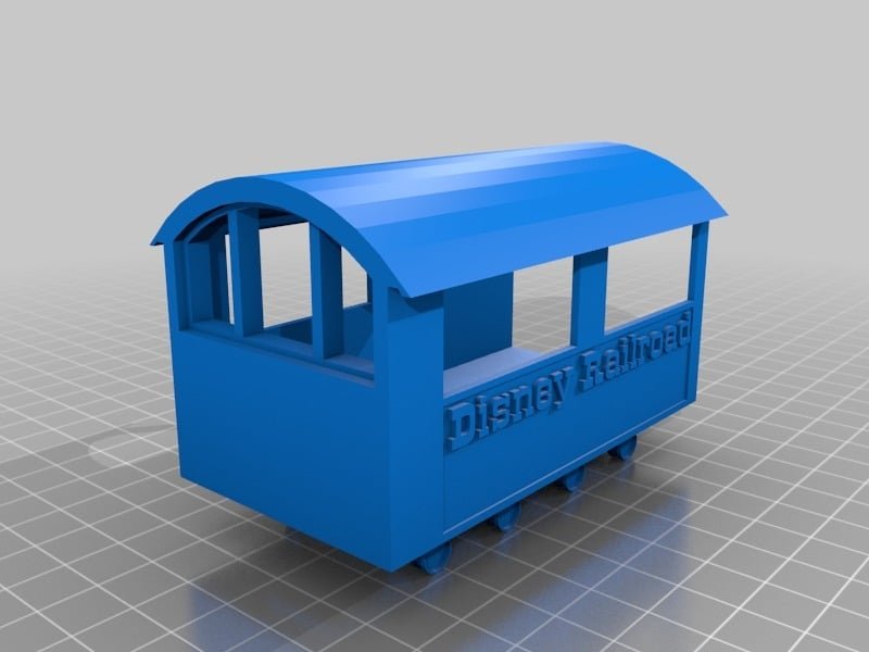 Walt Disney Railroad 3D Printer Model Download Free STL File - 3axis.co