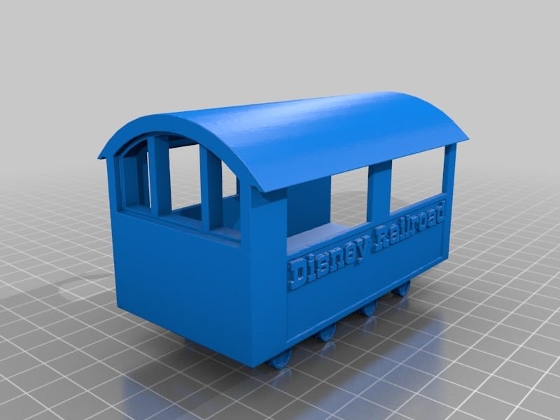 Walt Disney Railroad 3D Printer Model Download Free STL File - 3axis.co