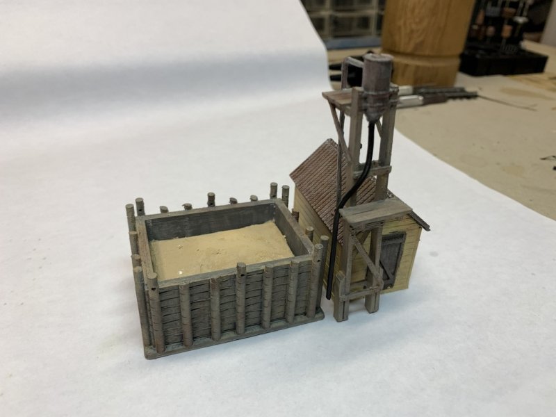 HO Scale Sand Tower And Drying House 3D Printer Model Download Free STL File - 3axis.co