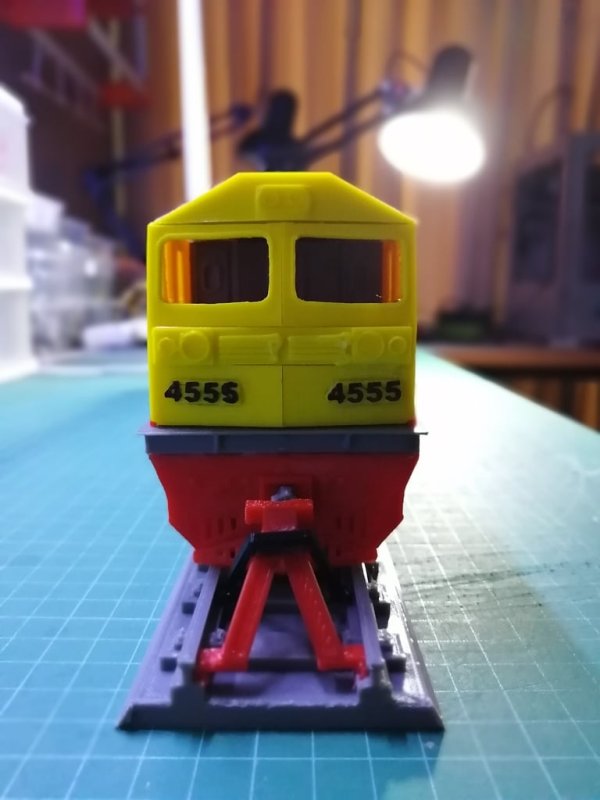 O-Scale General Electric GEA Locomotive (State Railway Of Thailand) 3D ...