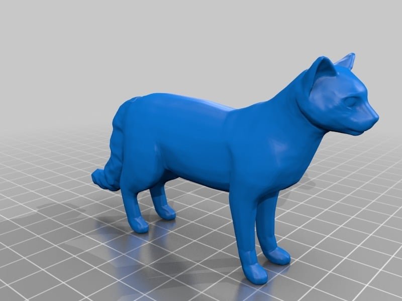 The Cat 3D Printer Model Download Free STL File - 3axis.co