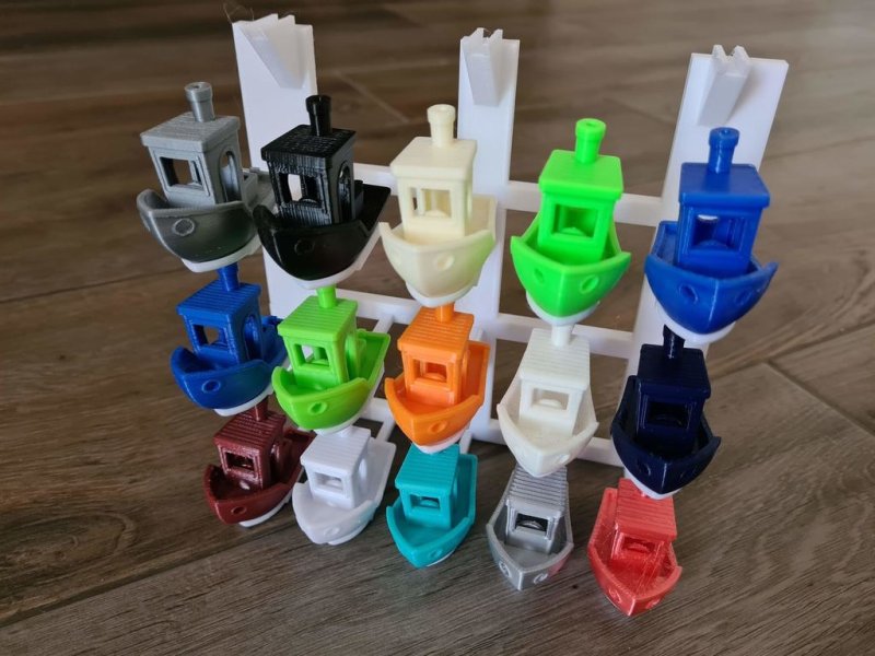 3DBenchy Stackable Display Rack 3D Printer Model Download Free STL File ...