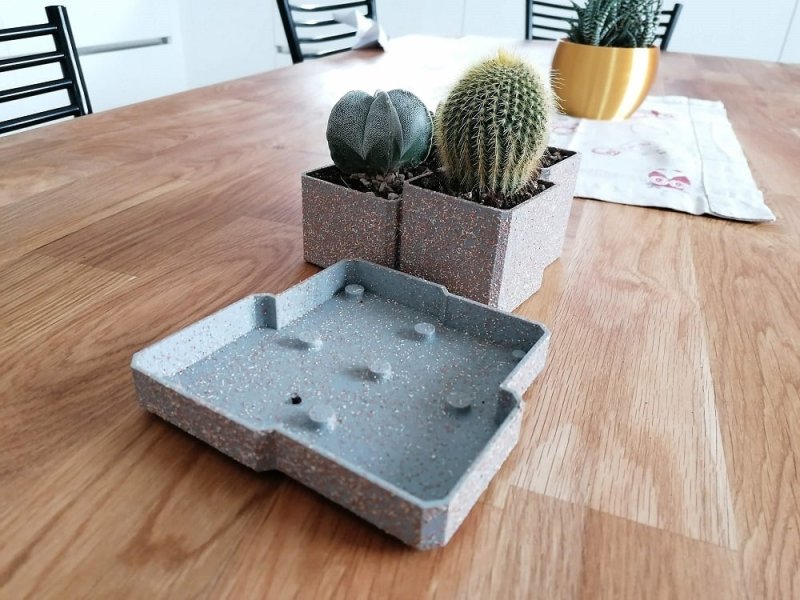 Multilevel Modern Pot 3D Printer Model Download Free STL File - 3axis.co