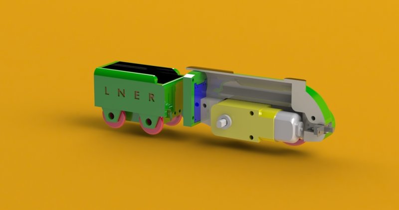 Electric Locomotive For Brio,IKEA 18650 Lithium Batterie 3D Printer ...