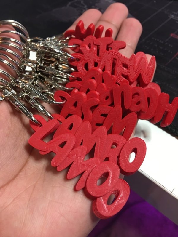 Amabz | Fully Customizable Iamburny’s Keyring Generator 3D Printer ...