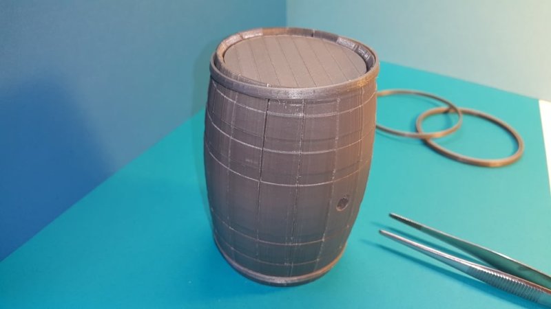 Tonneau – Puzzle – Barrel BORDEAUX – Option Tirelire – Piggy Bank 3D ...