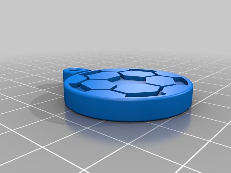 Soccer Ball / Football Key Fob 3D Printer Model Download Free STL File ...