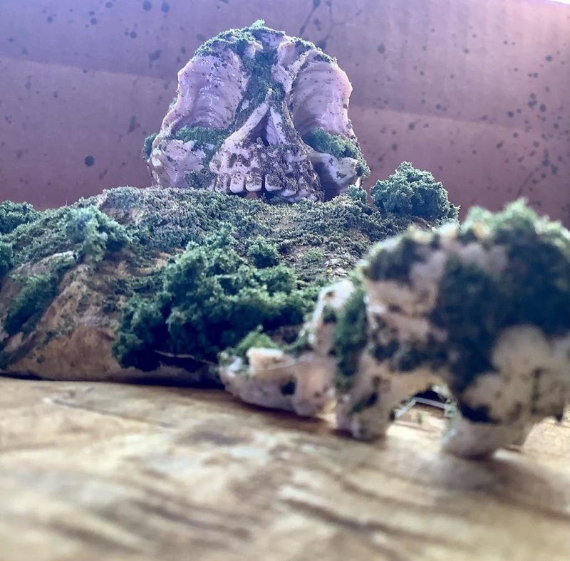 The Cursed Skull 3D Printer Model Download Free STL File - 3axis.co