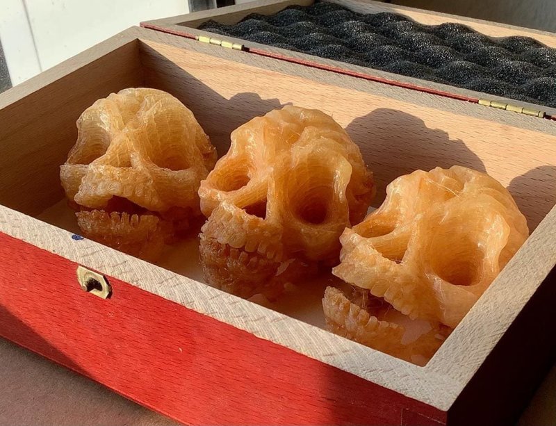 The Cursed Skull 3D Printer Model Download Free STL File - 3axis.co