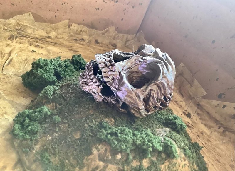 The Cursed Skull 3D Printer Model Download Free STL File - 3axis.co