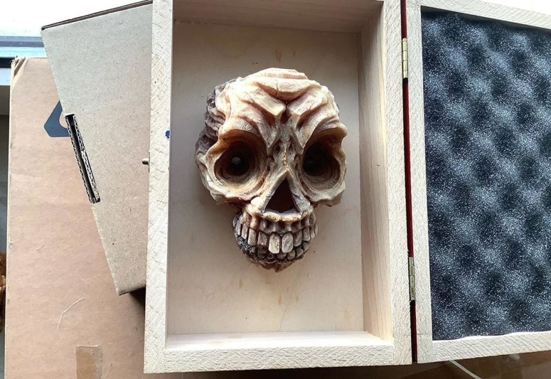 The Cursed Skull 3D Printer Model Download Free STL File - 3axis.co
