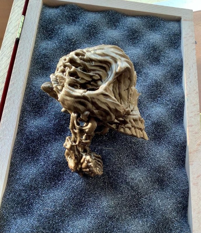 The Cursed Skull 3D Printer Model Download Free STL File - 3axis.co