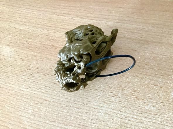 The Cursed Skull 3D Printer Model Download Free STL File - 3axis.co