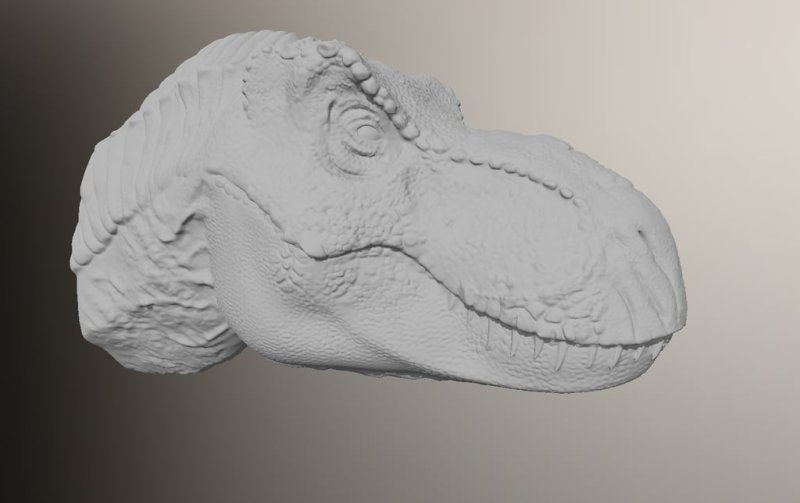 T-Rex 3D Printer Model Download Free STL File - 3axis.co