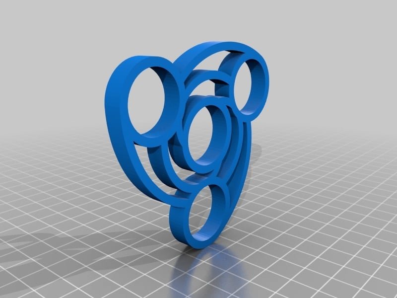 Fibonacci Spiral Fidget Spinner 3D Printer Model Download Free STL File ...