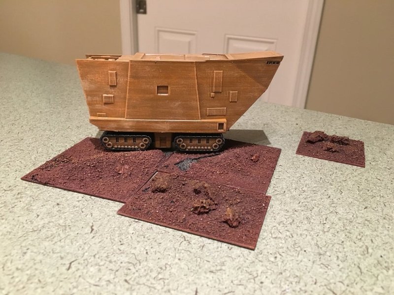 Star Wars X-wing: Jawa Sandcrawler 3D Printer Model Download Free STL ...