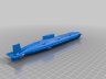 Typhoon Class Submarine (Revised) 3D Printer Model Download Free STL ...
