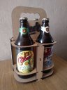 Laser Cut Beer Holder 4 Packs 3mm DXF File Free Download - 3axis.co