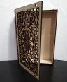 Laser Cut Decor Book Box With Folding Lid Free Vector cdr Download ...