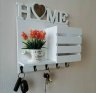 Laser Cut Keys Hanger With Wall Shelf And Mail Holder Free Vector cdr ...